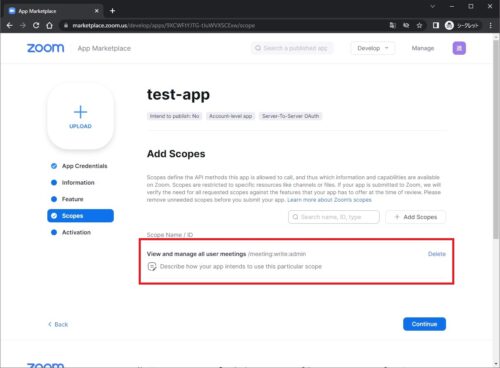 【Python】Server-to-Server OAuth認証でZoomAPIからミーティングを作成する
